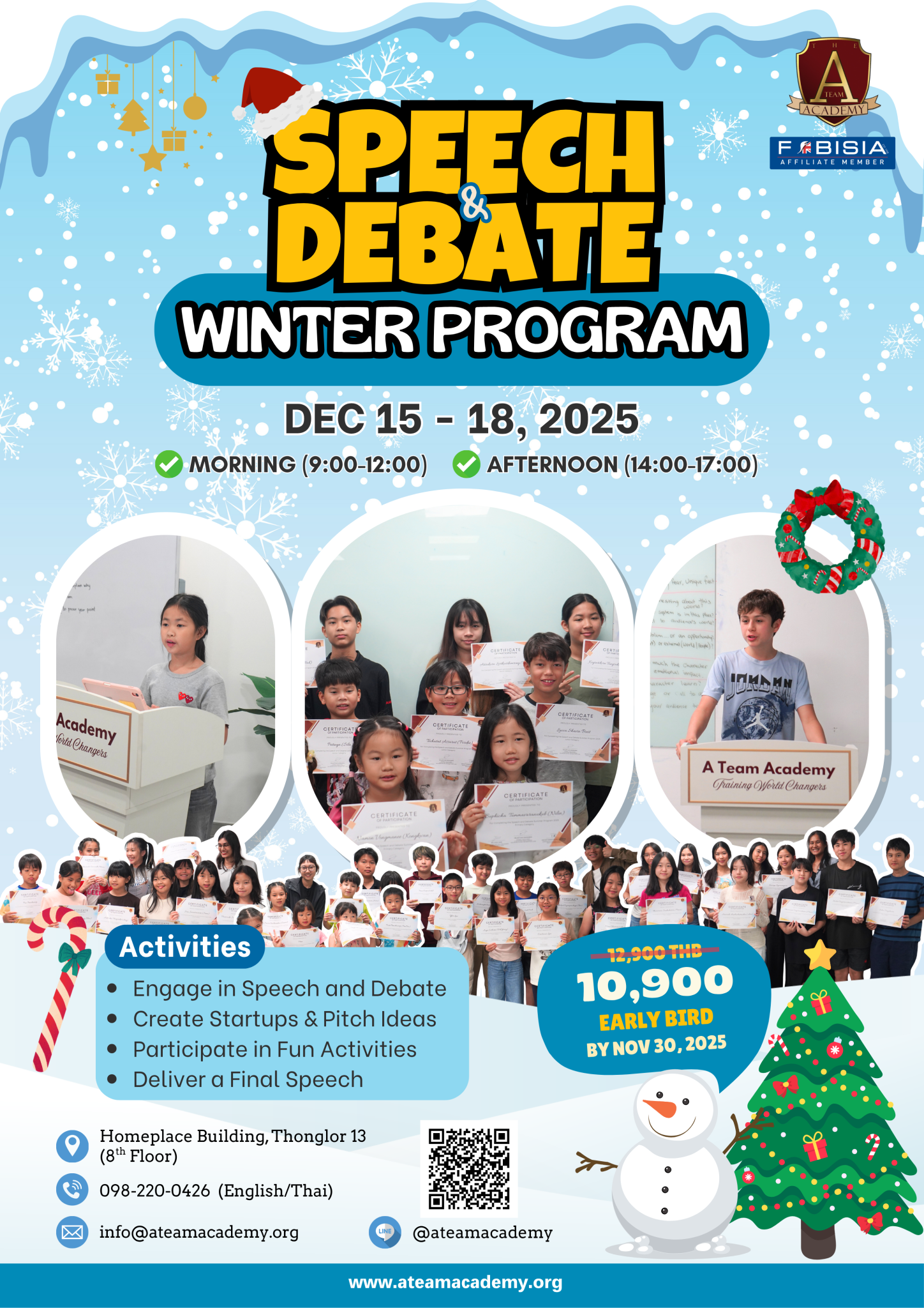 Speech & Debate Program - A Team Academy